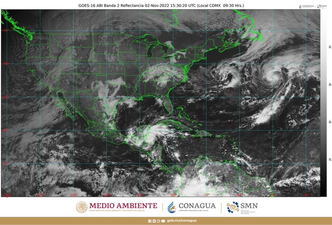 El huracán Lisa ocasionará lluvias intensas para Campeche y Quintana Roo