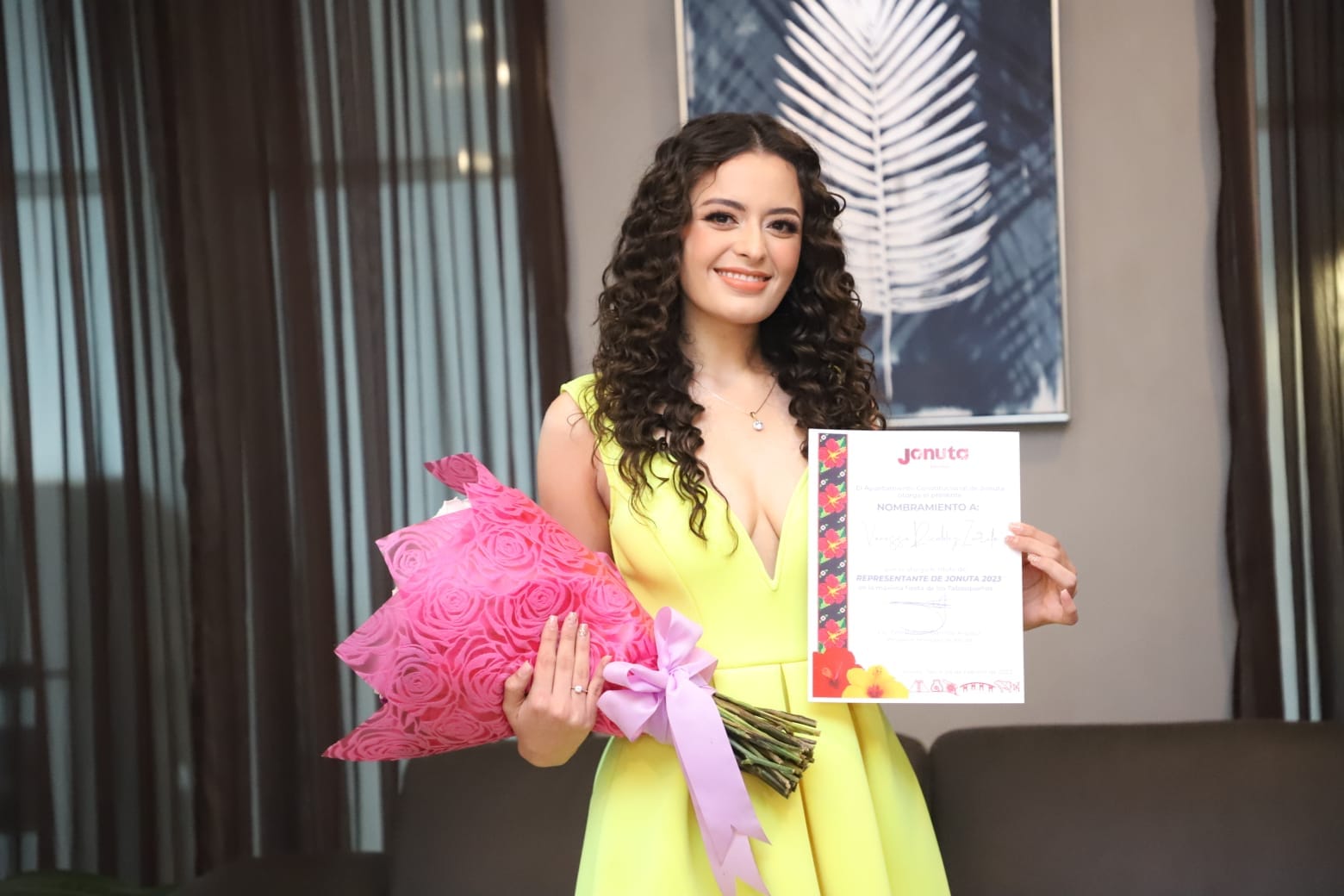 Vanessa Ricalde Zurita, oficialmente representante de Jonuta