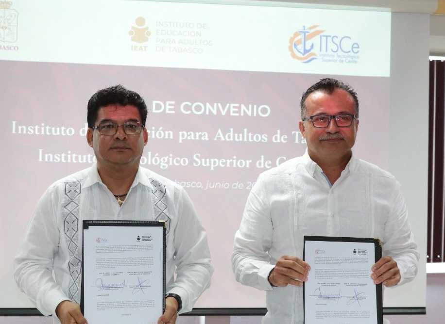 Con AlfabetizaTEC unen esfuerzos educativos IEAT-Tecnológico de Centla