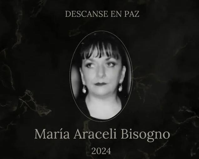 Muere María Araceli Bisogno