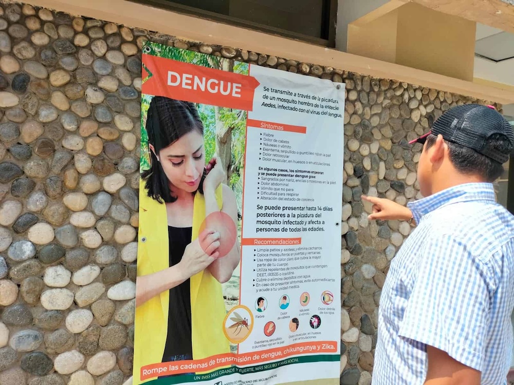 Insta IMSS a prevenir el dengue ante la temporada de lluvias