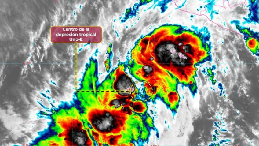 Depresión Uno-E toma fuerza y se convierte en Tormenta Tropical Alvin