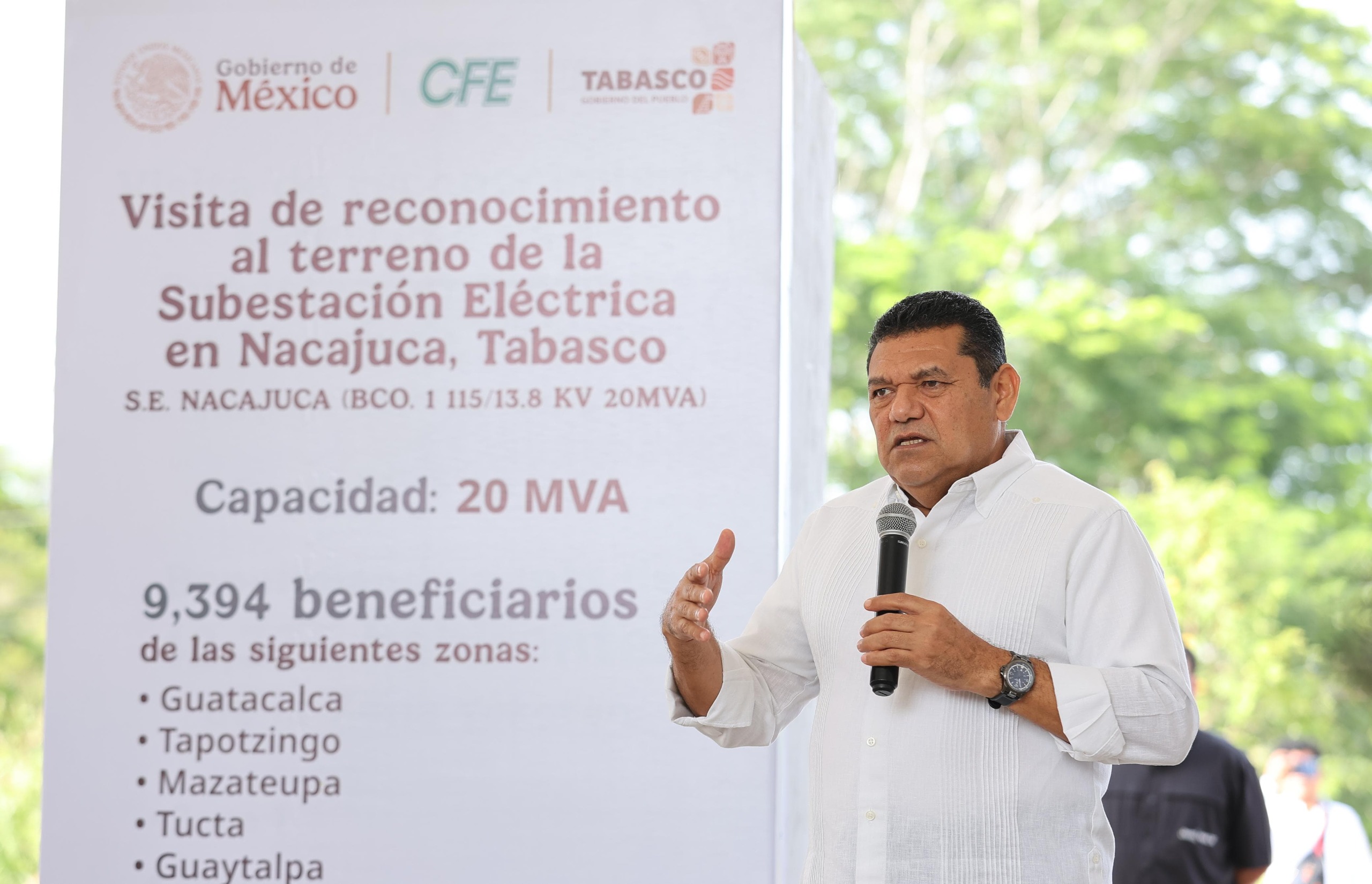 Supervisa Javier May terreno donde se construirá Subestación Eléctrica ...