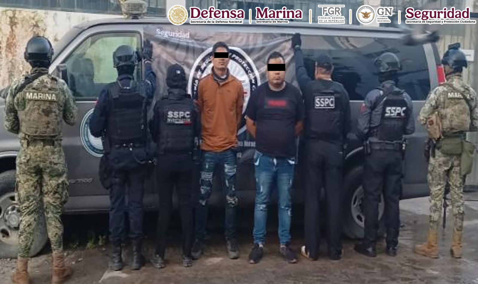 En dos acciones en Sinaloa, fueron detenidos cinco hombres en posesión de armas de fuego