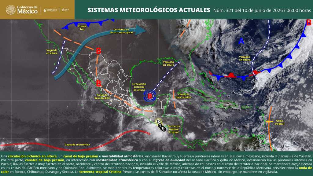 Se prevén lluvias intensas para estas regiones – Novedades de Tabasco