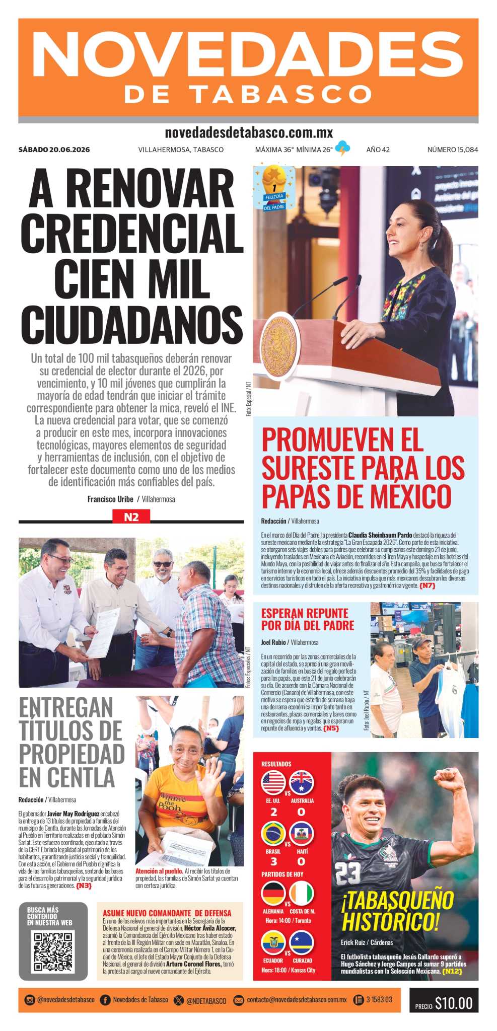 Novedades de Tabasco – El diario mas fuerte de Tabasco